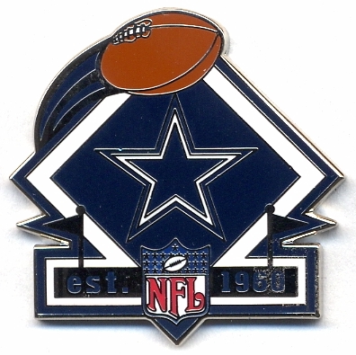 Cowboys Diamond-Shaped pin