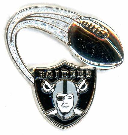 Raiders Glitter Trail pin