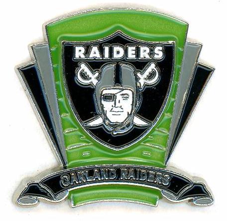 Raiders Yardage pin