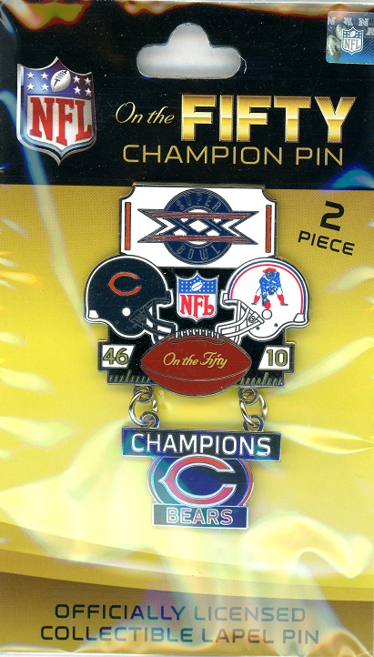 Super Bowl XX Dangler pin
