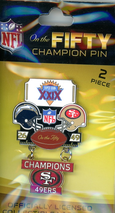 Super Bowl XXIX Dangler pin