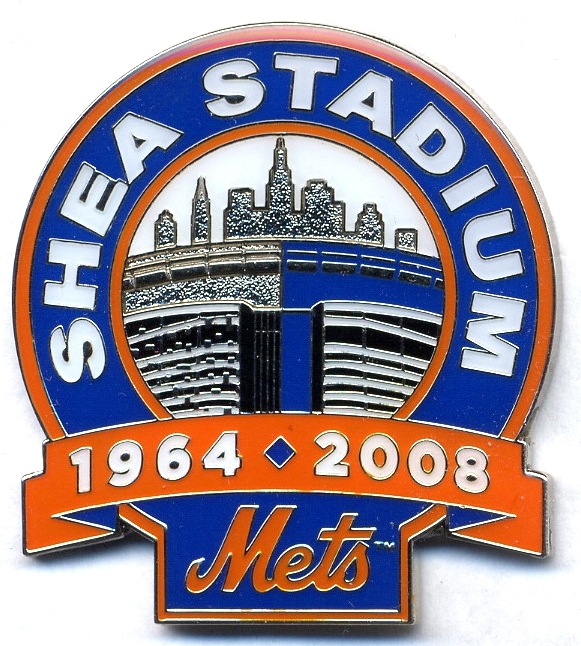 2" Shea Stadium 1964-2008 pin